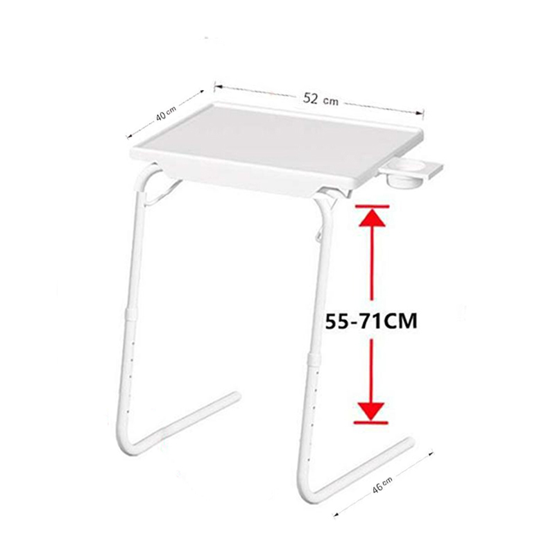 Height Adjustable HDPE Beside Table Folding Computer Desk Lifting Multi ...
