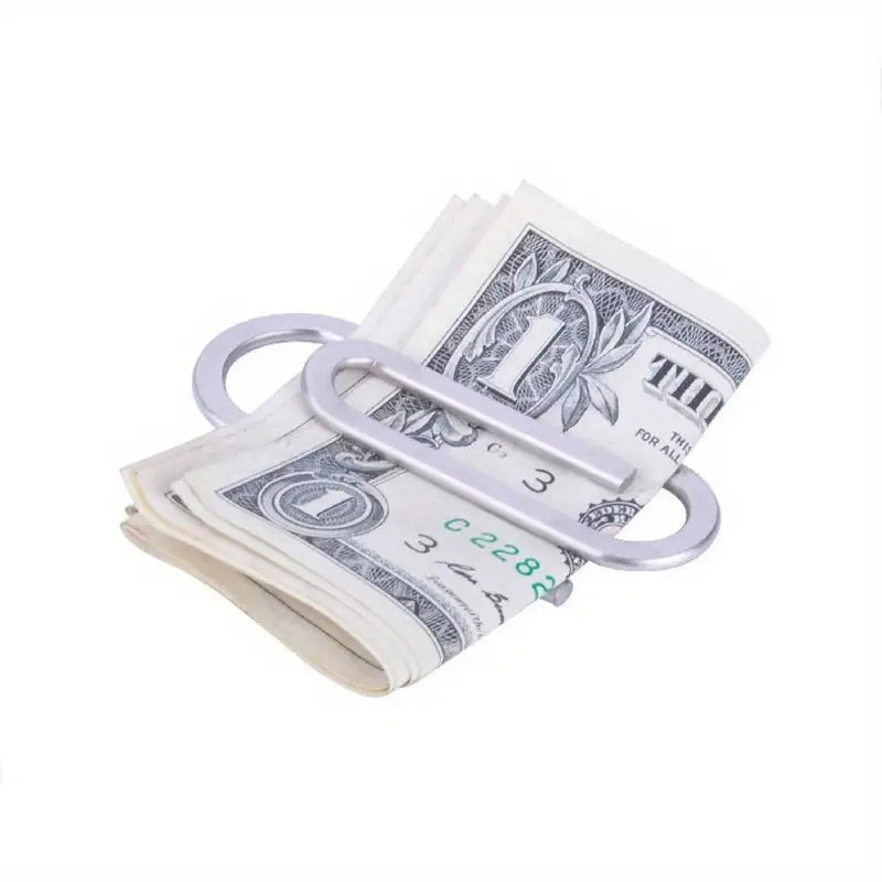 1pc Stainless Steel Money Clip, Credit Cards Money Holder, Stainless ...