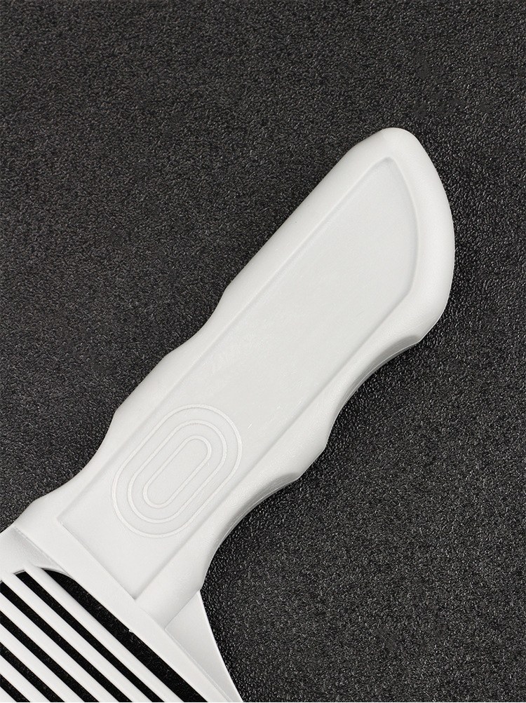 New Men's Gradual Comb Barber Flat Headed Positioning Bending Comb Push ...