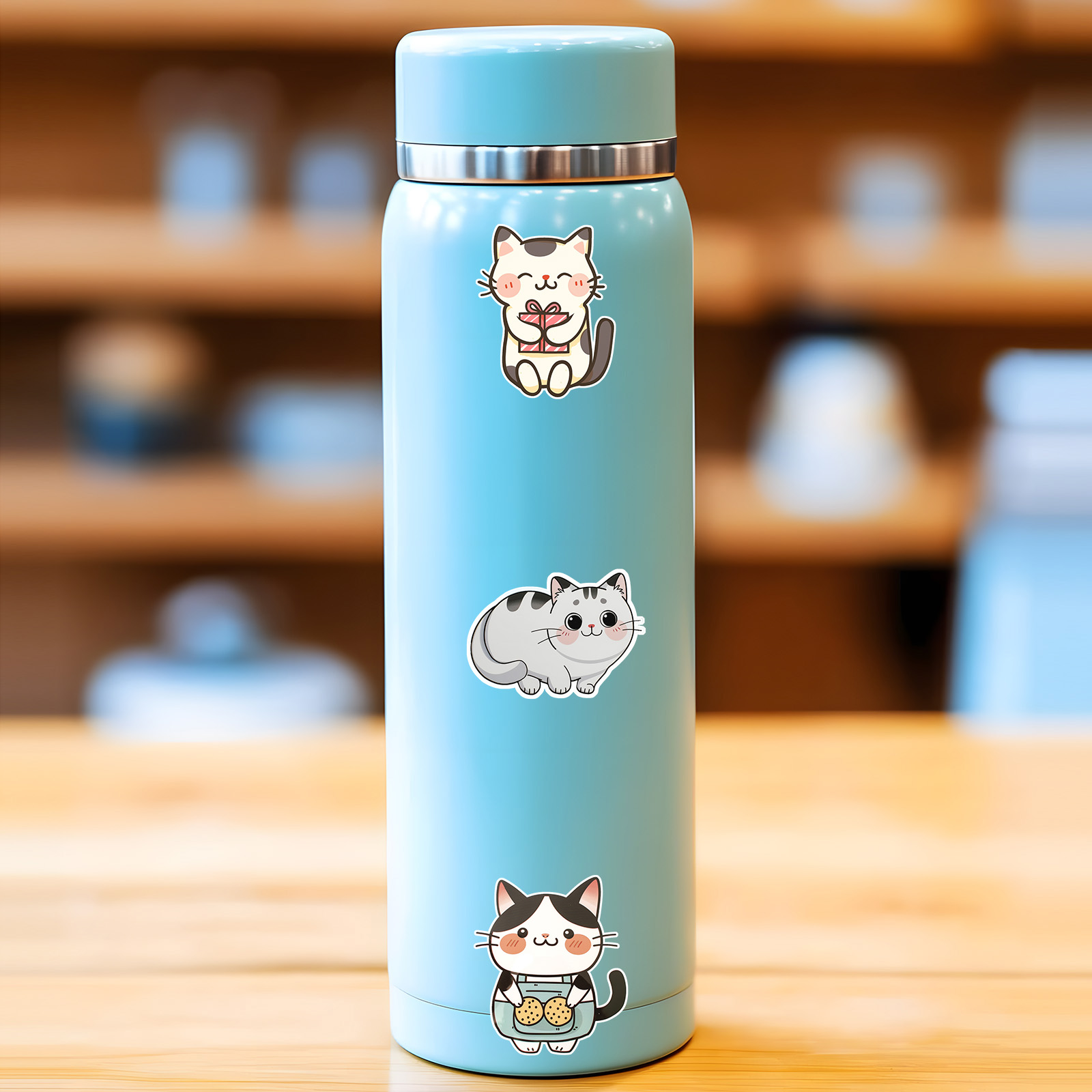 70 pcs Unique Cat Stickers, Creative Pet Stickers, Animal Stickers ...