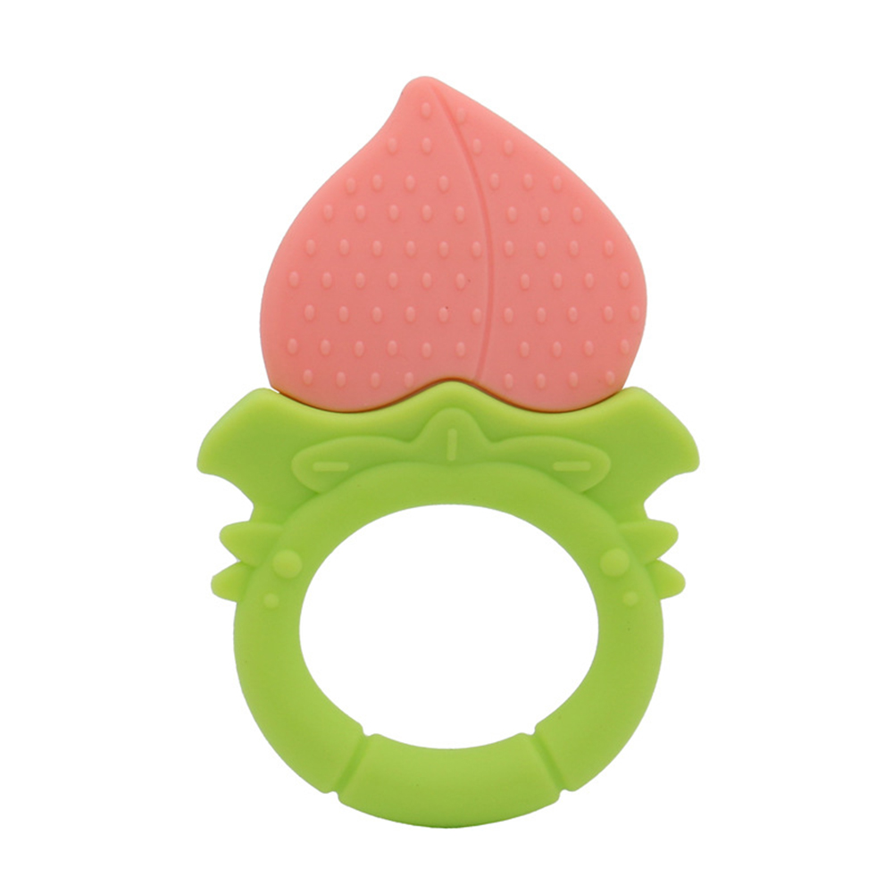 One Pack Baby Fruit Teether Baby Hand-held Food Grade Silicone Bite ...