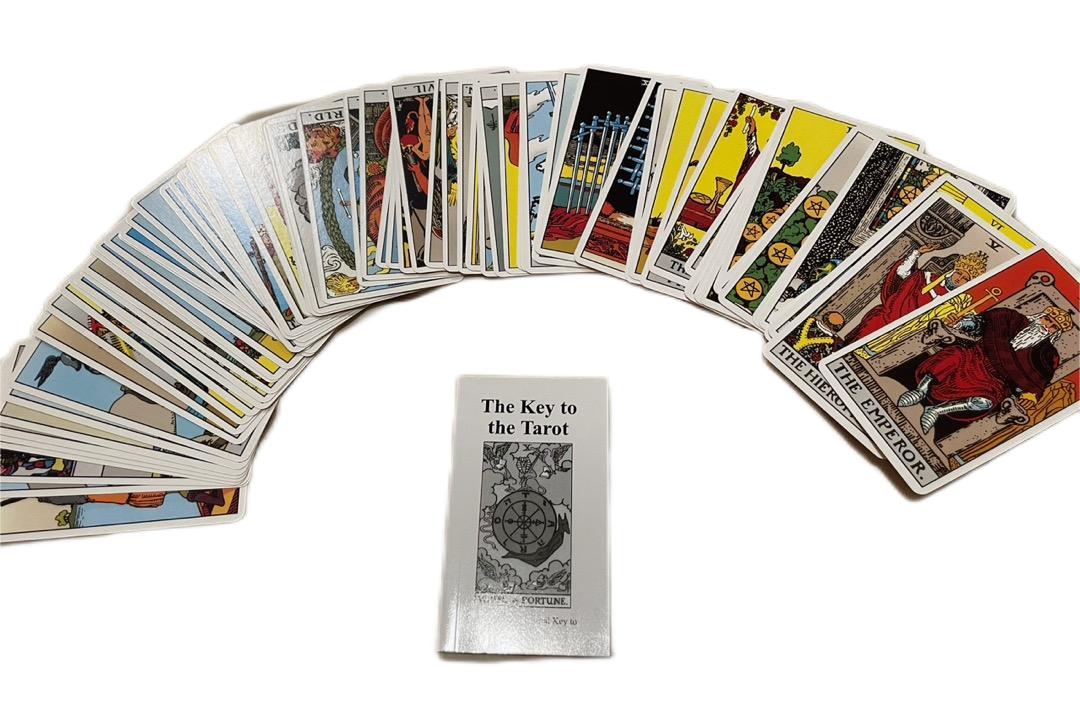 English Waite Tarot Cards 78 Cards Comfortable Touch Paper Thick Clear ...