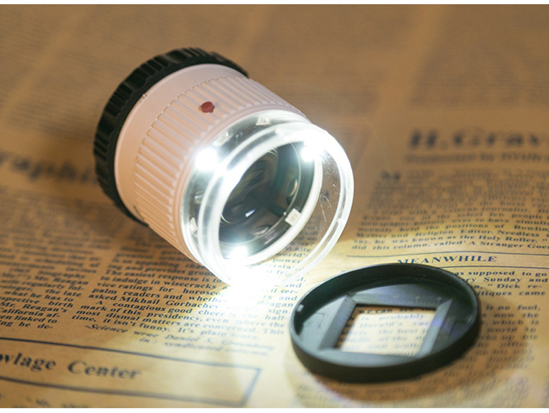 KIPRUN 30X Adjustable Magnification Magnifier, Magnifying Glass with ...