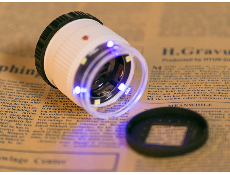 KIPRUN 30X Adjustable Magnification Magnifier, Magnifying Glass with ...