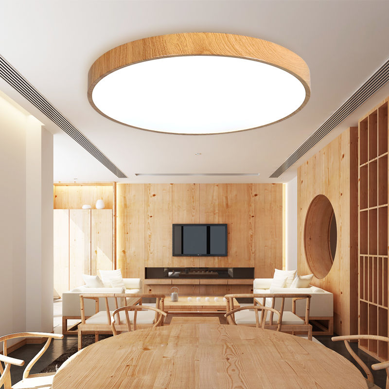 Nordic Wood Color Ceiling Lamp Corridor/aisle/hallway/balcony Ceiling ...