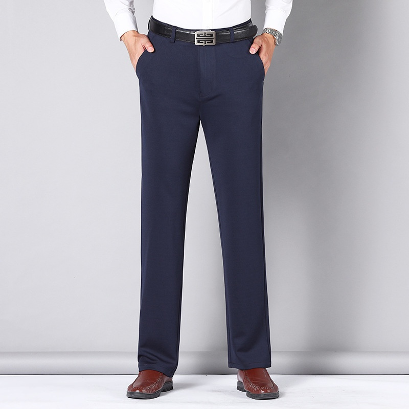 CEO Men's Stretch Formal Pants Office Business Casual Trousers for Work ...