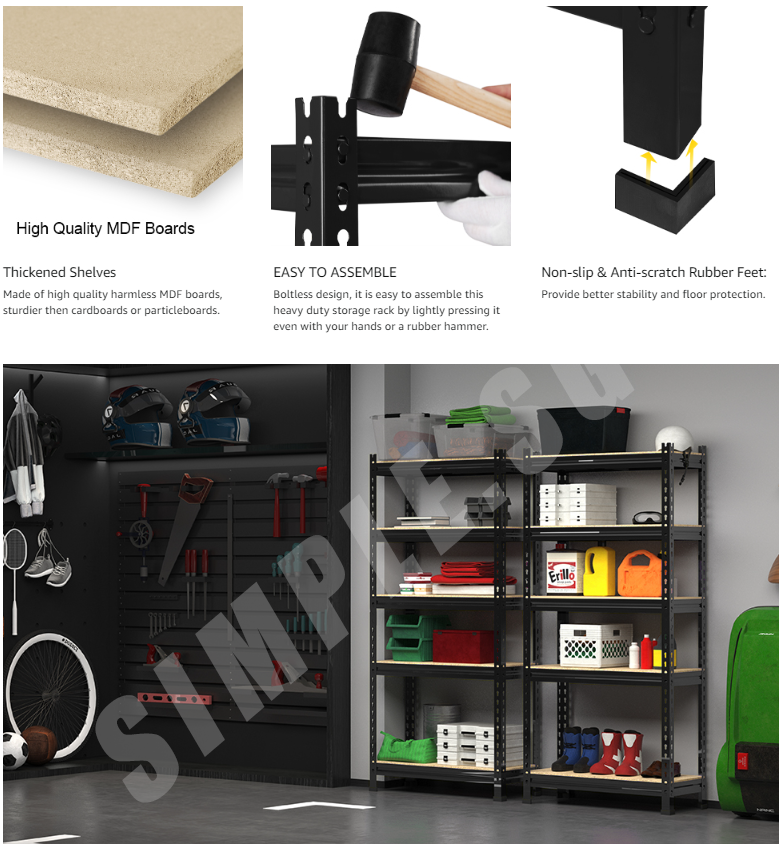 5-layer HDB bomb shelter rack iron shelf kitchen storage rack ...