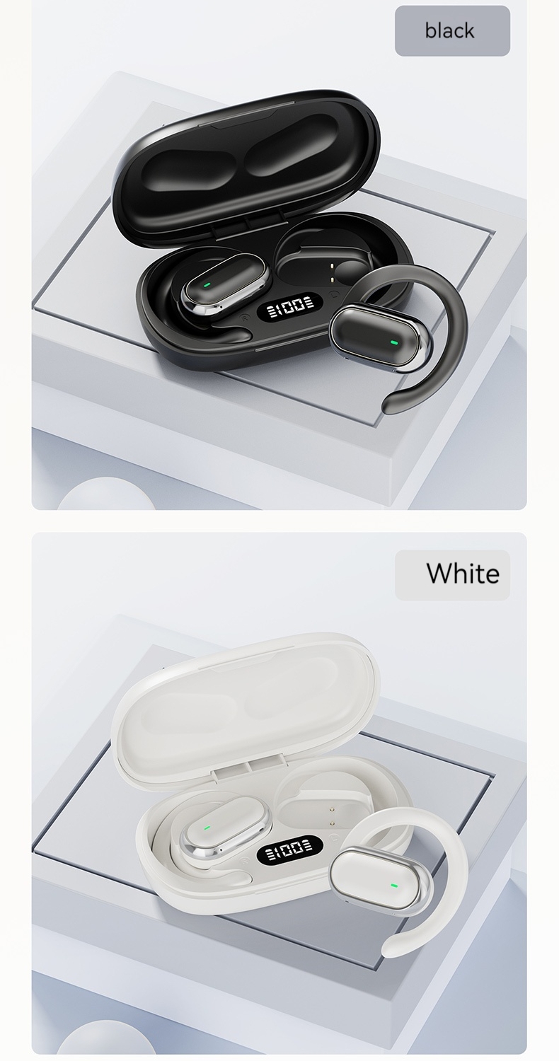 X96 Earbuds Ear Clip On Gaming Sports Wireless Bluetooth Comfort Sleep ...