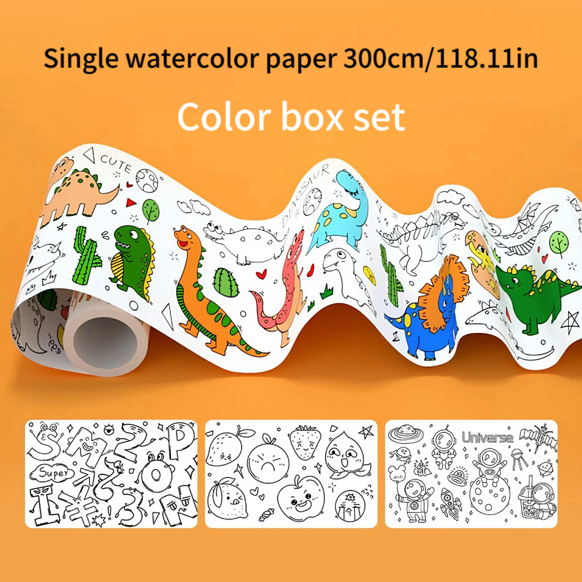 5 Styles Children's Graffiti Drawing Scrolls, Painting Paper | Shopee ...