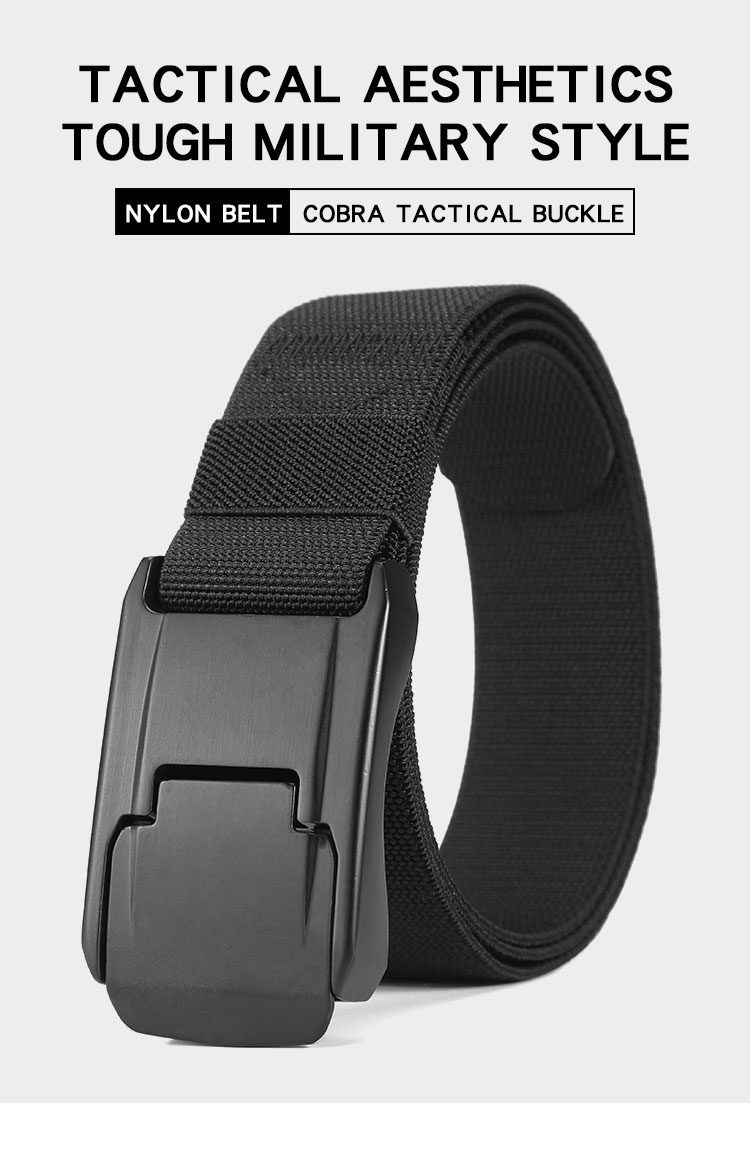 New Stretch Belt For Men And Women Quick Release Buckle Strong Real ...