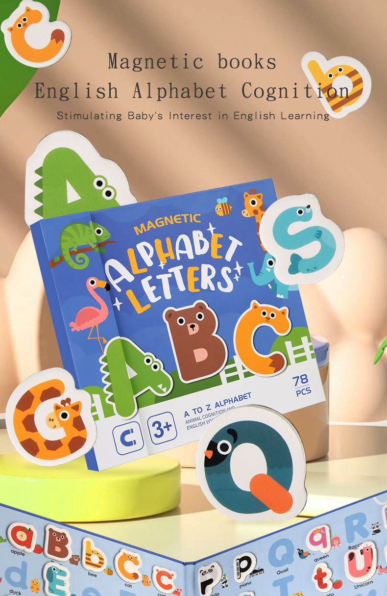 Magnetic Educational Alphabet Game for Learning to Read,ABC Learning for Toddlers Preschool ...