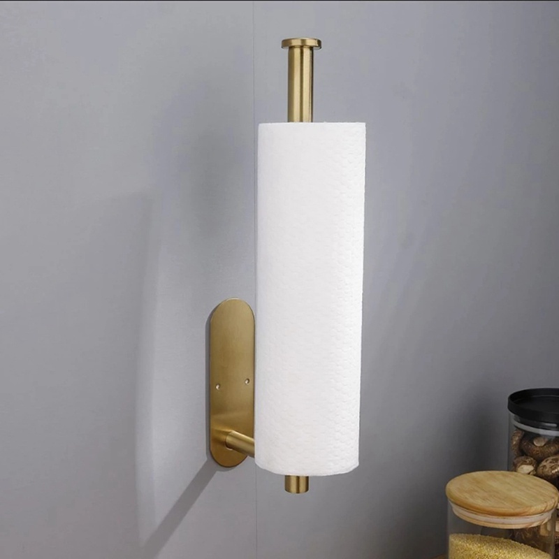 Wall Mounted Kitchen Paper Towel Holder 304 Stainless Steel Cabinet ...
