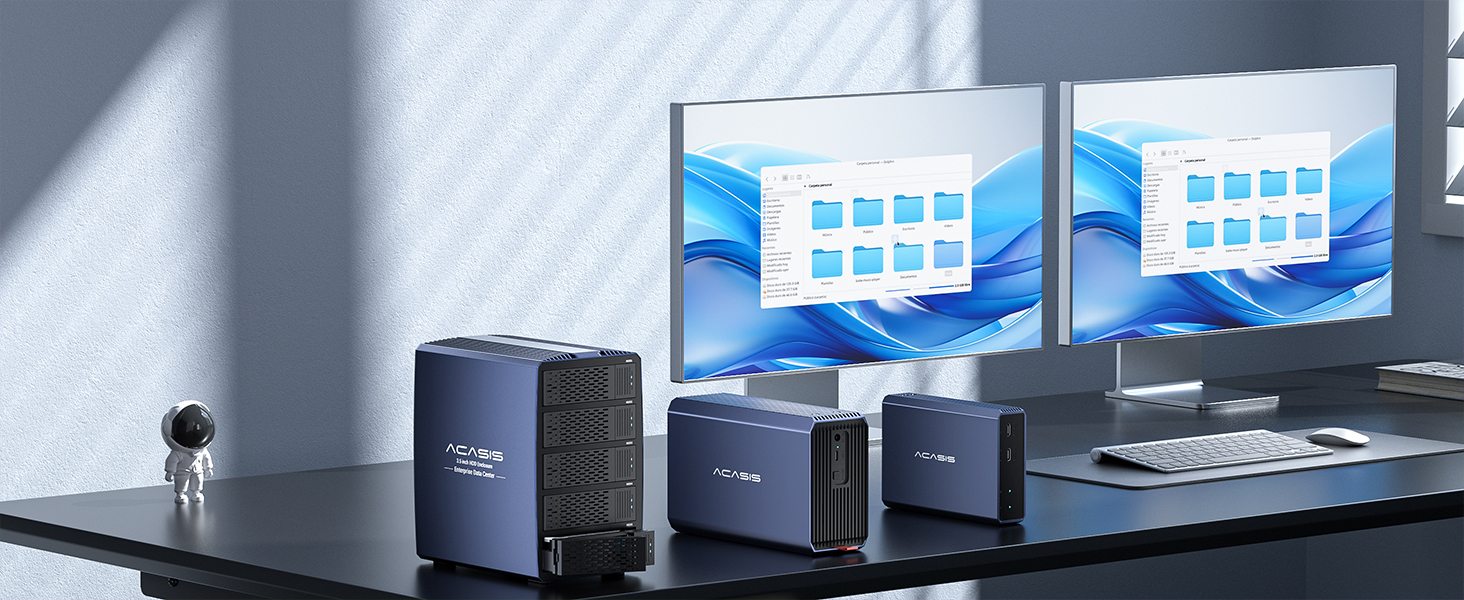 ACASIS 2.5/3.5-Inch SATA Disk Array Box USB3.0 SATA Disk Array Box ...