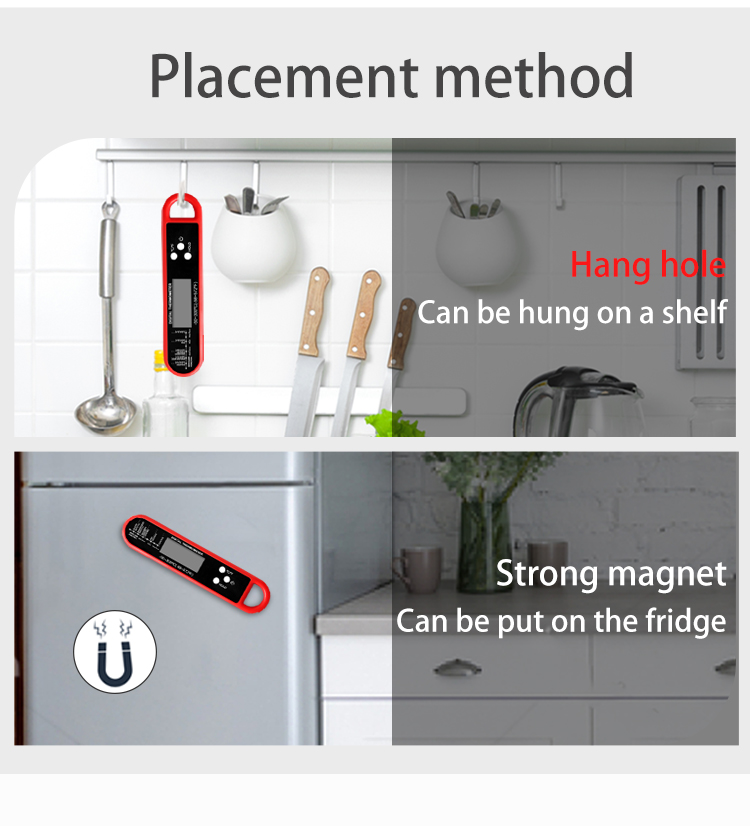 Barbecue thermometer Accurate Digital Meat food Thermometer for Kitchen ...