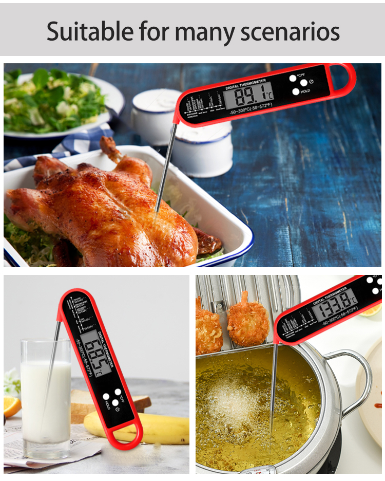 Barbecue thermometer Accurate Digital Meat food Thermometer for Kitchen ...