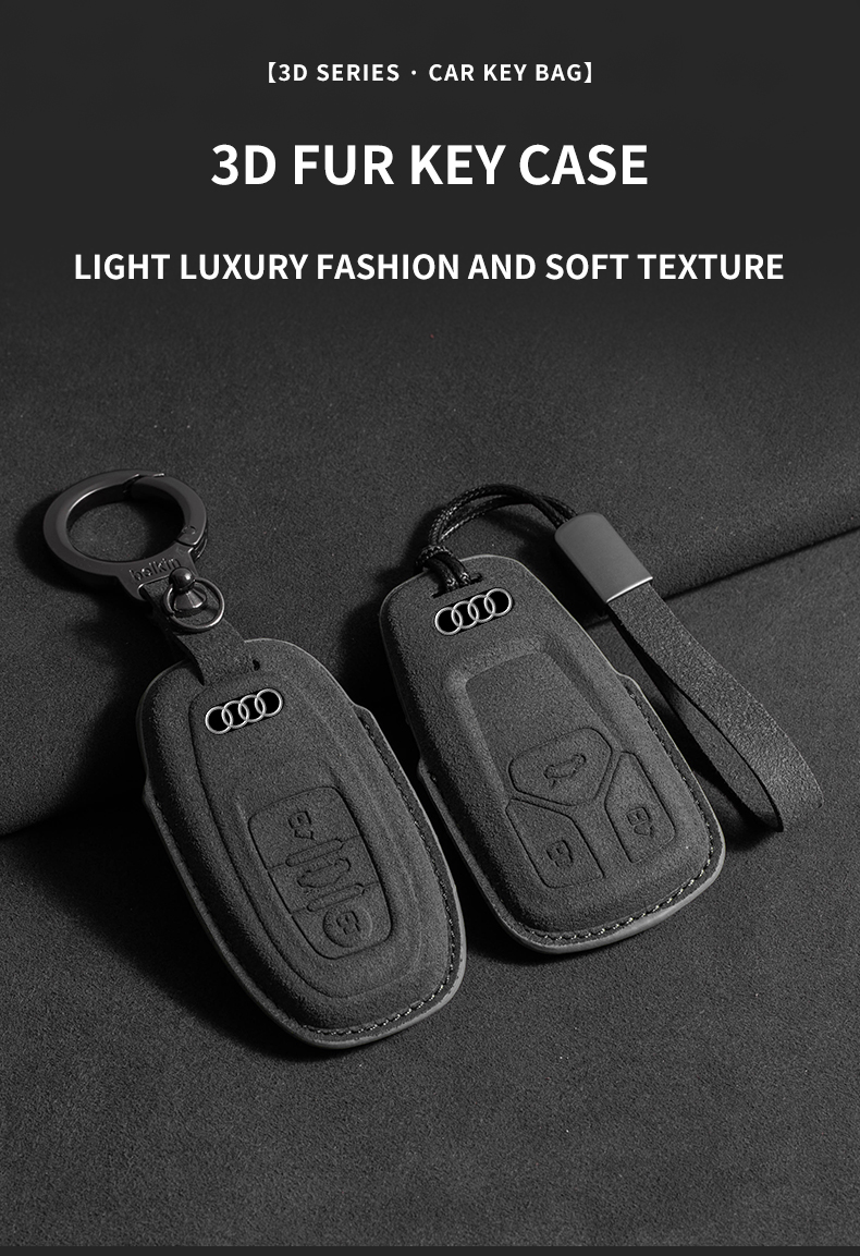 New Hight Quality 3D suede Leather Protection Cover Casing key case For ...