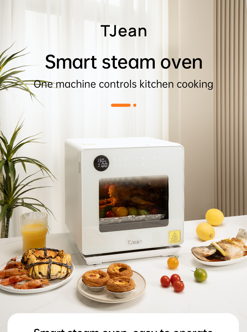 TJean Steam Oven Multifunctional Household Steam Air Fryer Oven Toaster ...