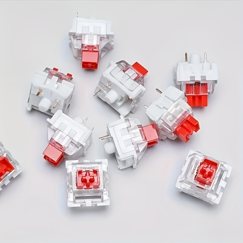 110Pcs,3 Pin Mechanical Keyboard Switch Linear Tactile Silent Switches ...