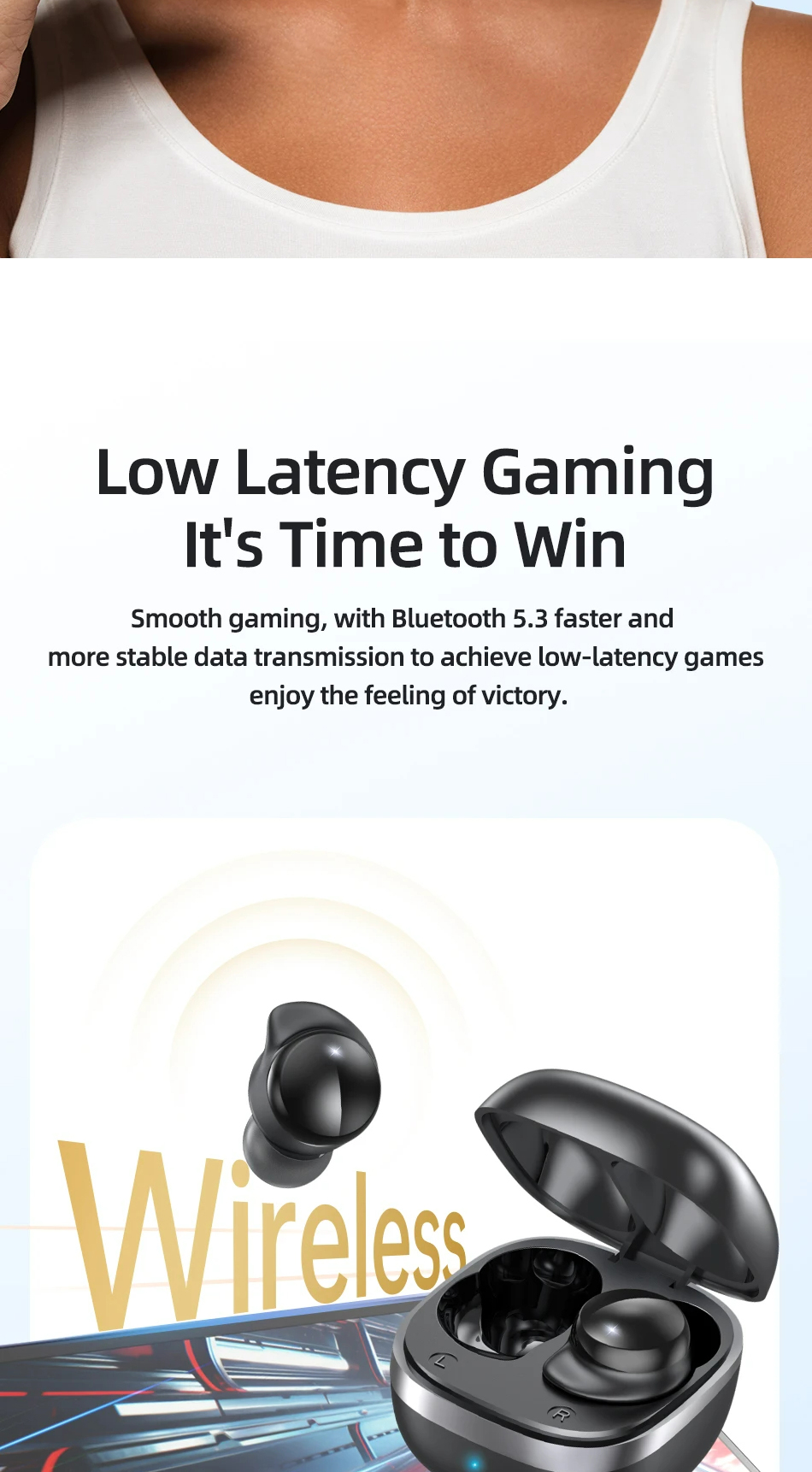 Awei T78 In Ear Bluetooth Earphone Mini True Wireless Earbuds IPX5 ...