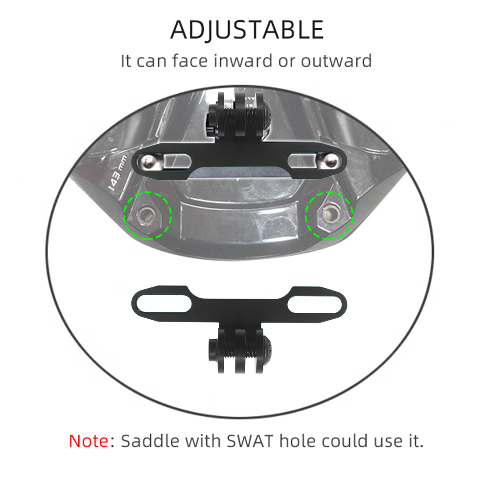 TWTOPSE Bicycle Rear Light Mount For Specialized Saddle Cushion POWER ...