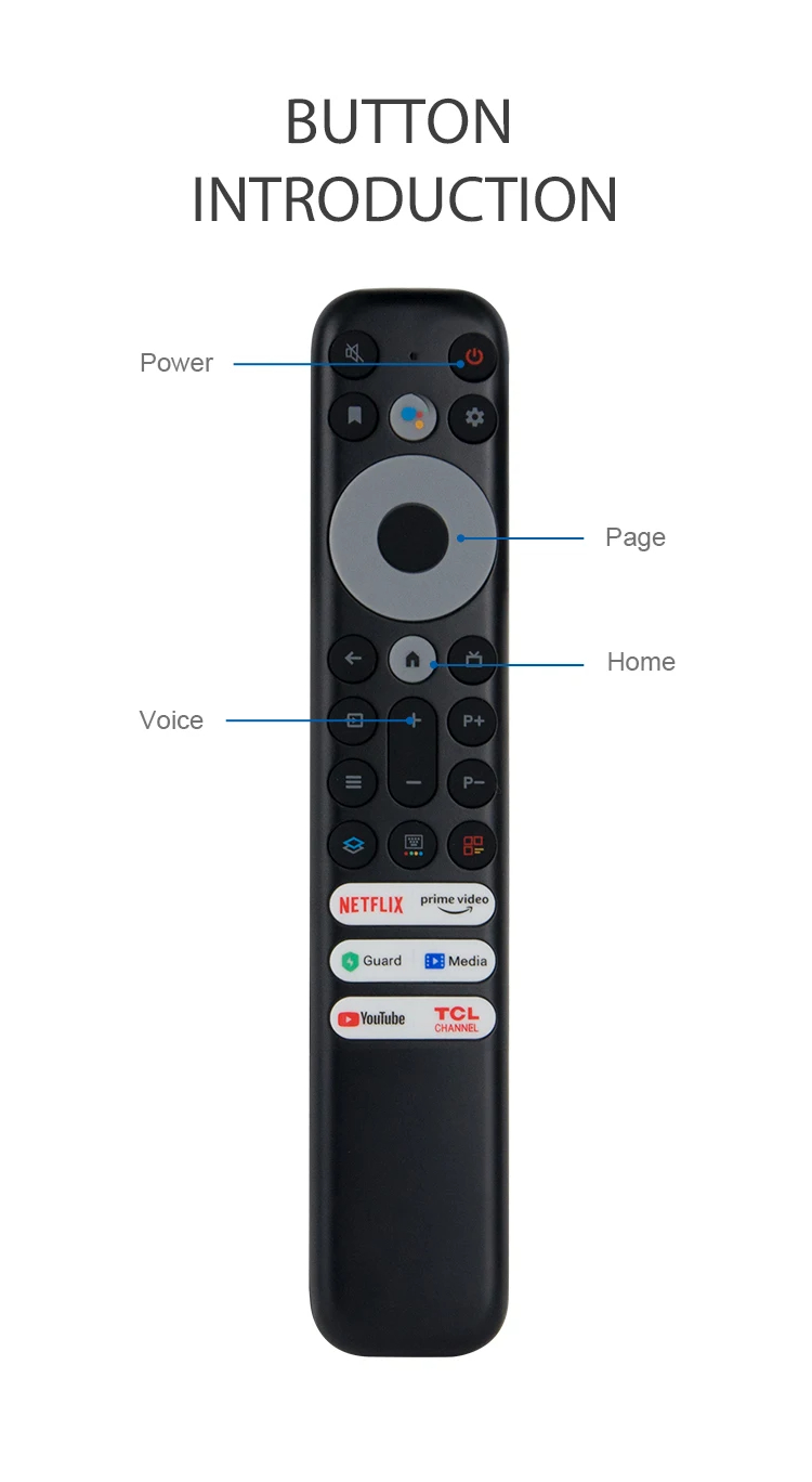 Replacement Remote Control RC902V FMR4 Infrared Learning For TCL 8K ...
