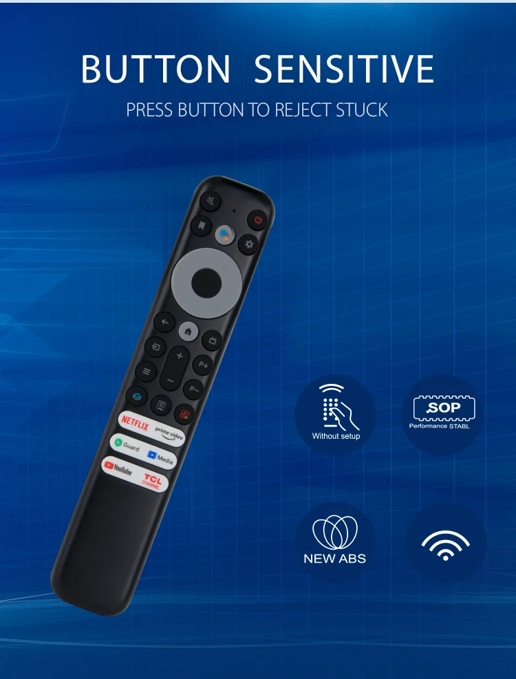 Replacement Remote Control RC902V FMR4 Infrared Learning For TCL 8K ...