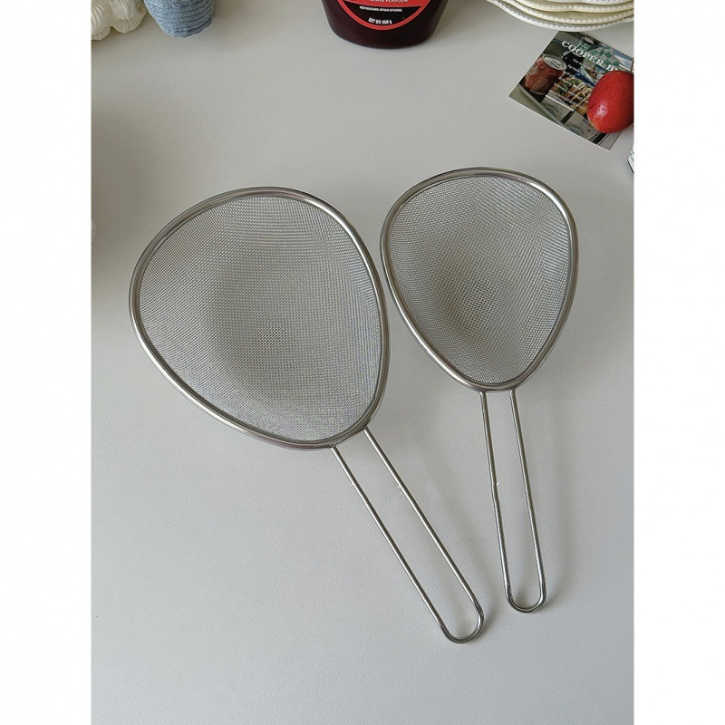 304 Stainless Steel Leaky Spoon Noodles Food Filter Spoon Oil-Frying ...