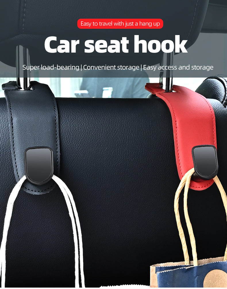 Car Seat Headrest Hook Hanger Storage Organizer Universal for Handbag ...