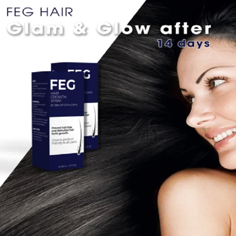 FEG Hair Growth Spray Nourishes Rapid Development and Prevents Hair ...
