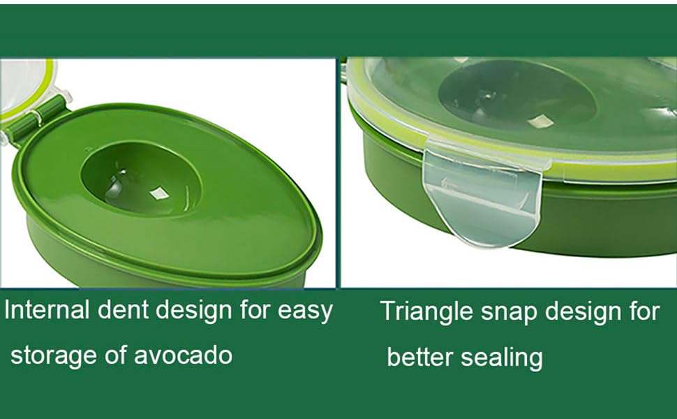 Avocado Saver Holder Food Crisper Storage Box Fruit Keeper Avocado ...