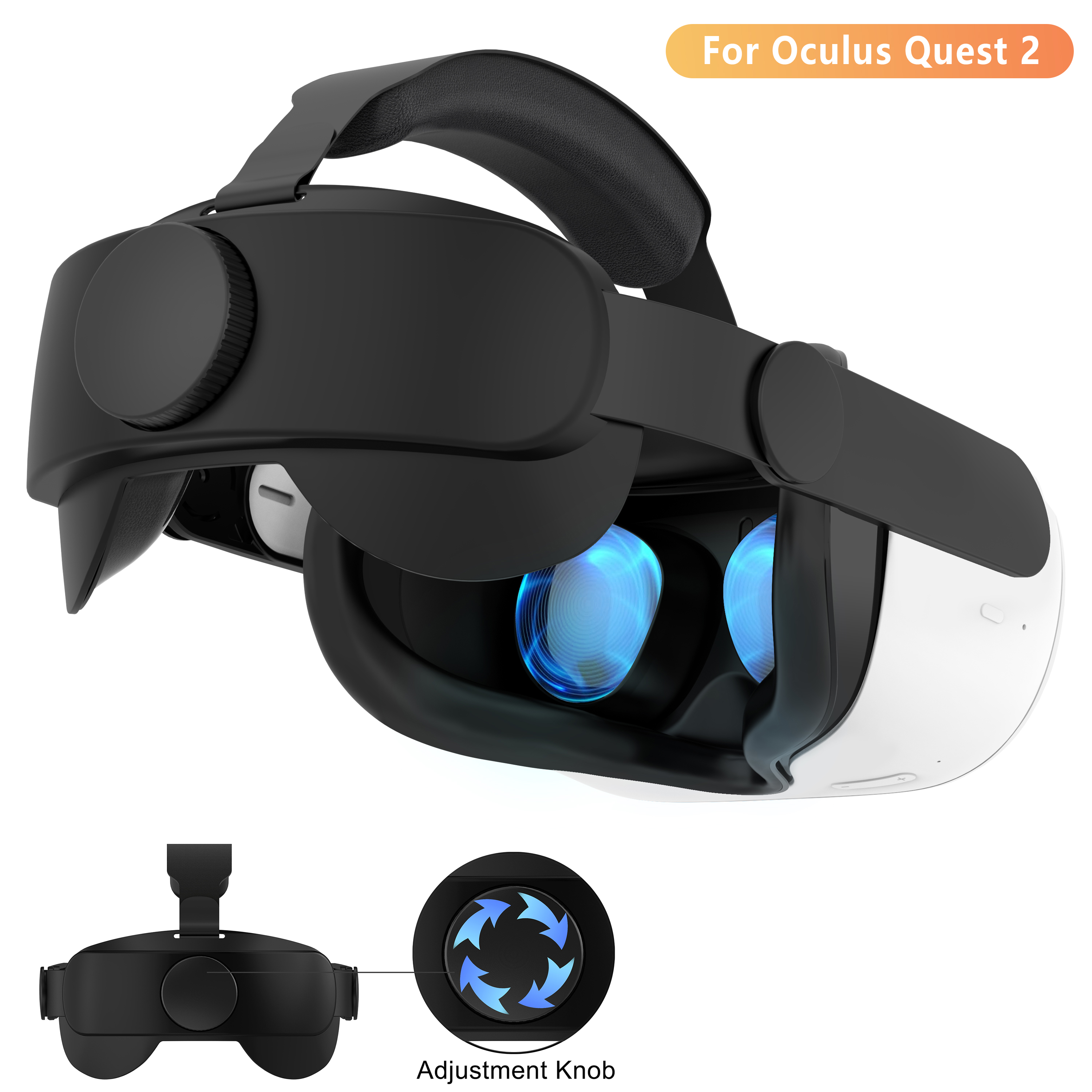 Replacement Headset compatible with Oculus Quest 2, Elite Headset soft ...