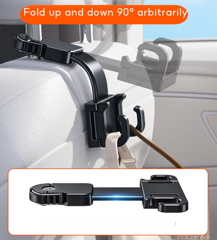 Oatsbasf Universal Car Front Seat Headrest Rod Clips Hangers Car ...