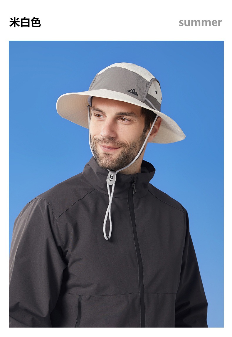 Breathable Waterproof Fisherman Hat Man Color Blocking Outdoor ...