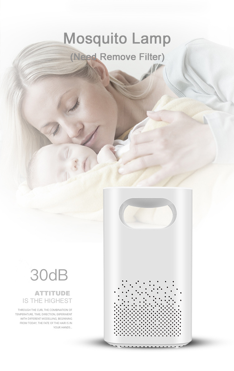 2 in 1 Air Purifier/Mosquito lamp for Room with Activated Carbon HEPA ...