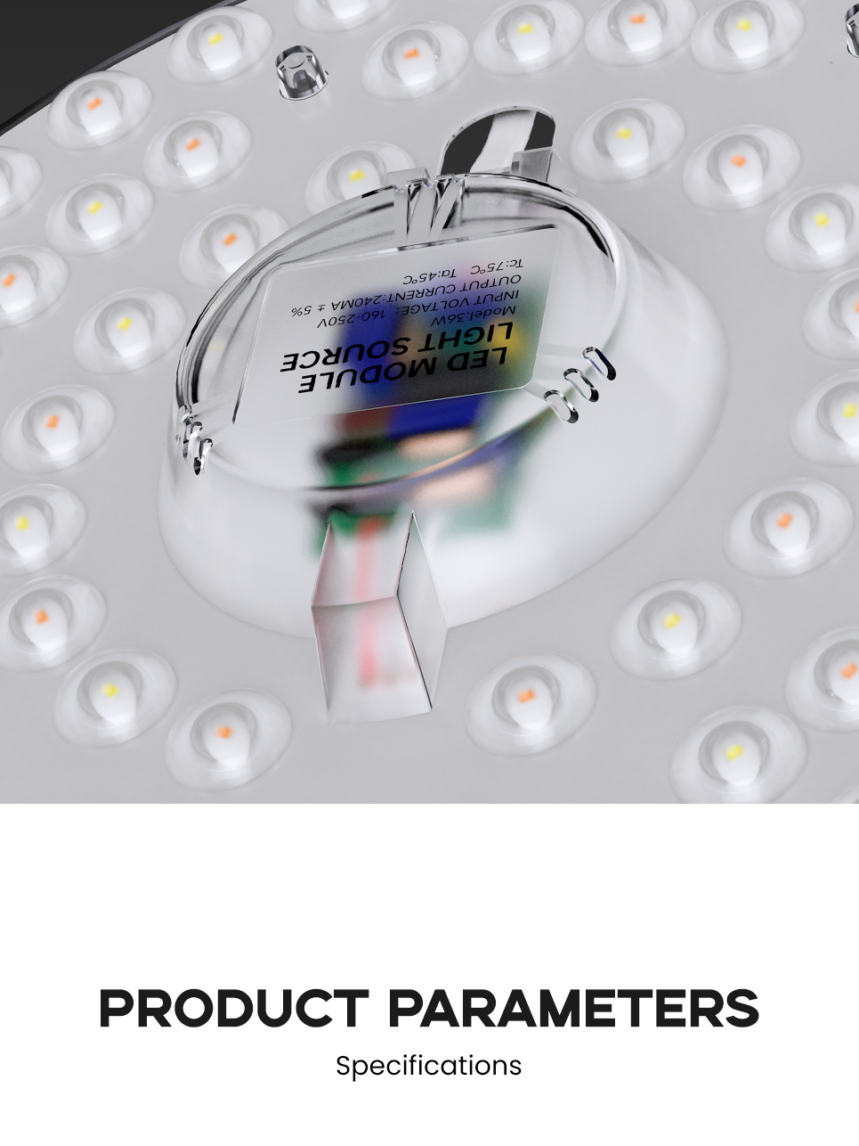 LED Ceiling Light Source 18W 24W 36W 48W 72 White/3 Color Light ...