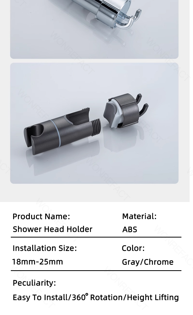 Shower Stand Rail Sliding Bathroom Shower Room Adjustable Shower Head ...