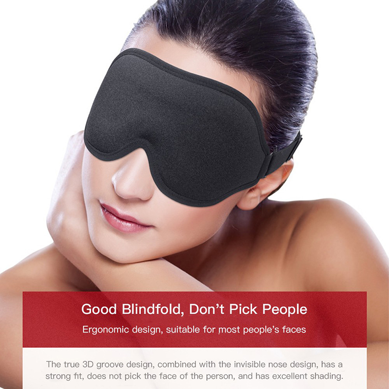 KIPRUN 3D Memory Foam Sleep Eye Mask, 100% Blackout Sleep Mask for ...