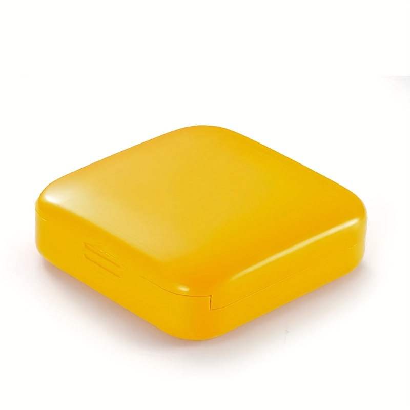 Travel Mini Pill Box Push-Pull Type 2 Compartments Small Pill Box ...