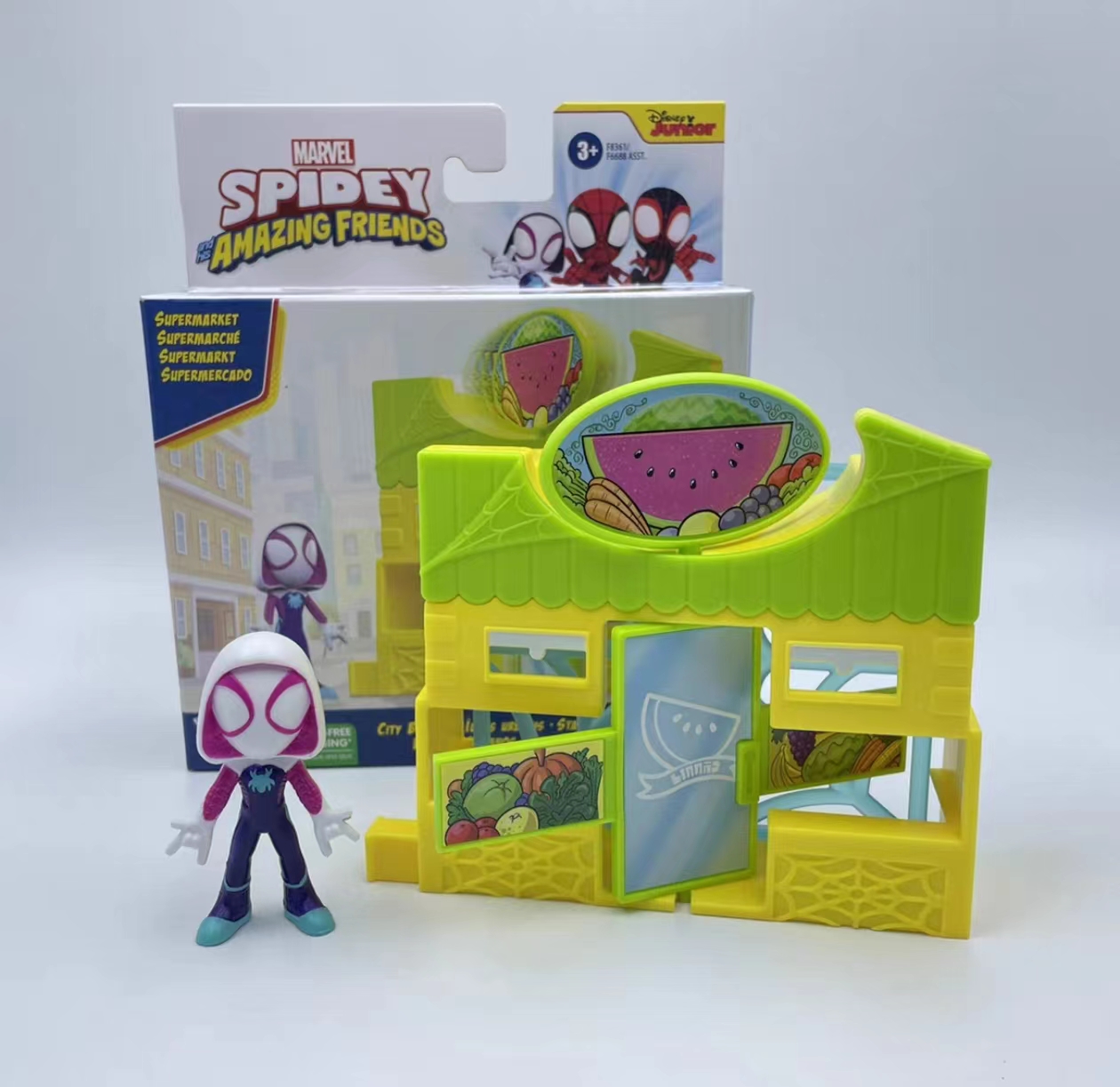 Marvel Spidey and His Amazing Friends City Blocks Ghost Spider ...