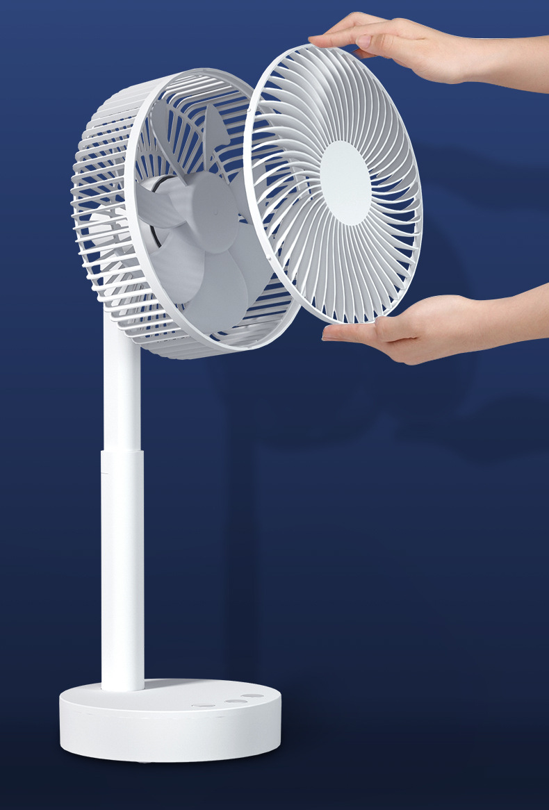 Desk Auto-Oscillating Fan,Usb Fan,7200 mAh Portable Fan Strong Wind Usb ...