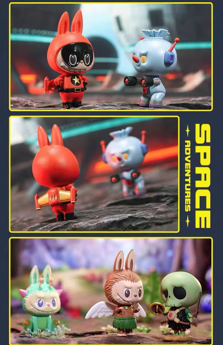 POPMART LABUBU Wizard Universe Adventure series blind box action figure ...