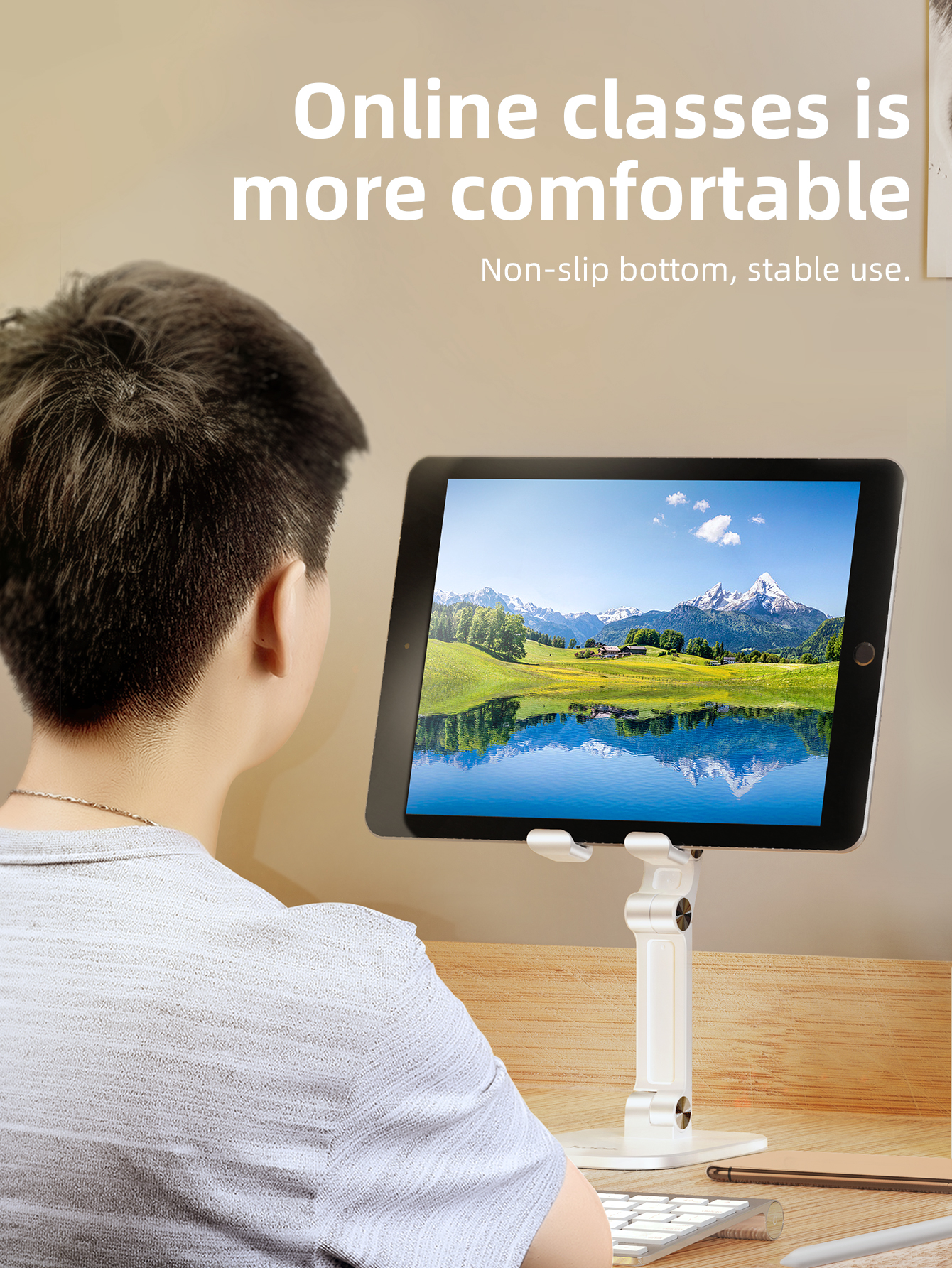 HOCO PH34 Universal Desktop Tablet Holder Foldable Folding Phone Tablet ...