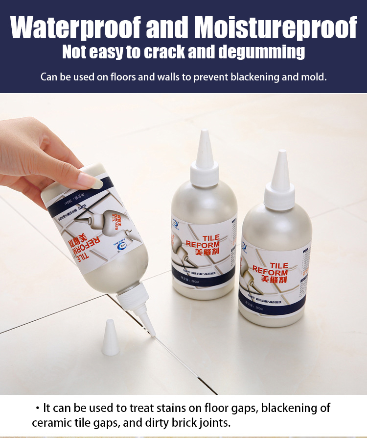 SG STOCK 280ml GROUT FILLER CLEANER Tile Gap Filler Tile reform Grout ...