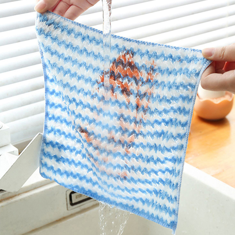 Microfiber Cleaning Cloth and Reusable Kitchen Towel Dish Cloth High ...