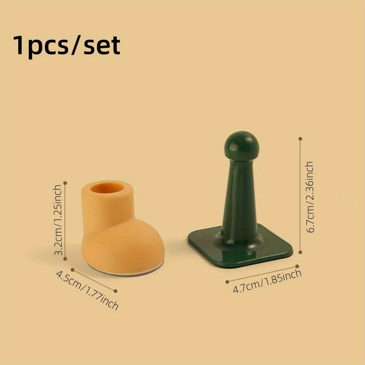 1pc Creative Round Toe Shoe Door Stopper, Household Silicone Anti ...