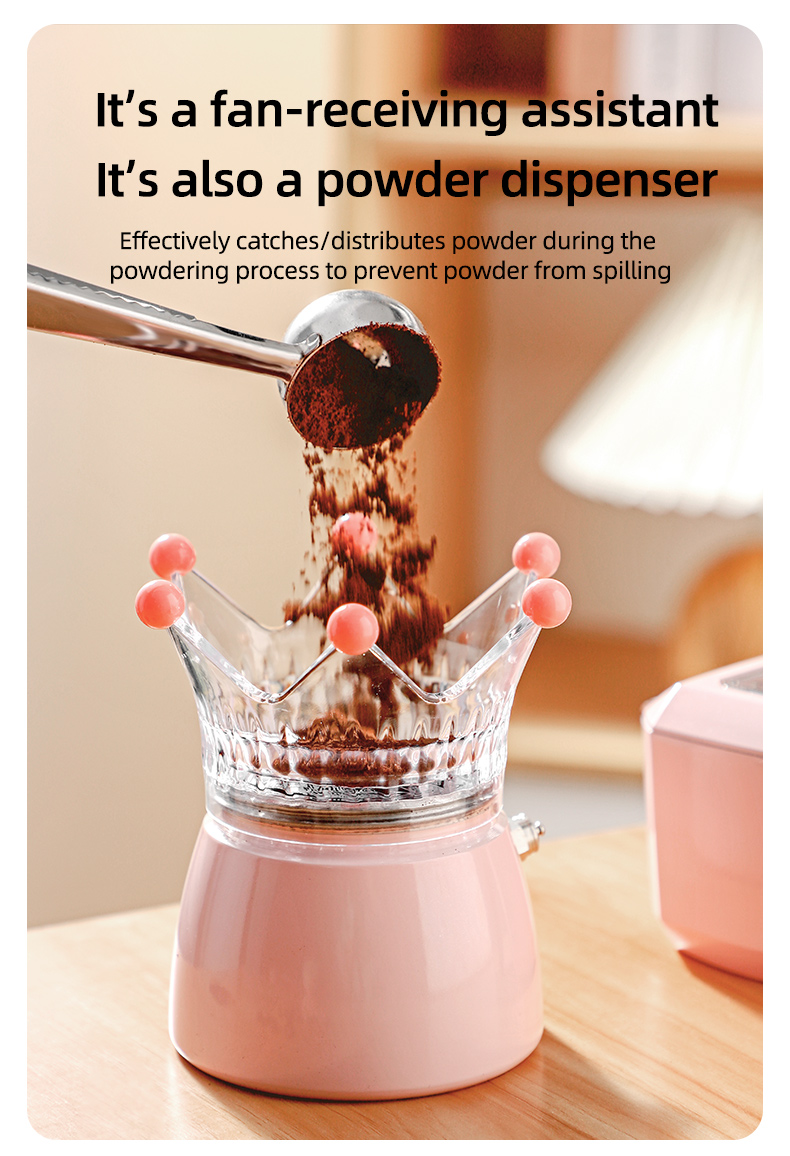 BINCOO Moka Pot Powder Distributor Creative Powder Receiver Moka Pot ...