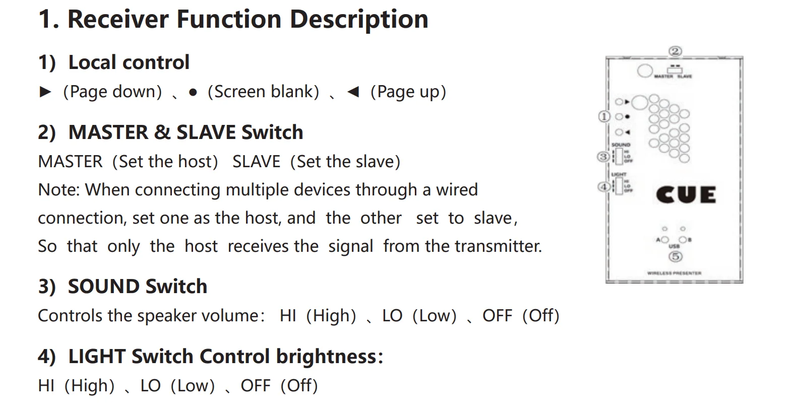 PowerPoint Presenter Perfect Cue Signaling System PPT Clicker Long ...