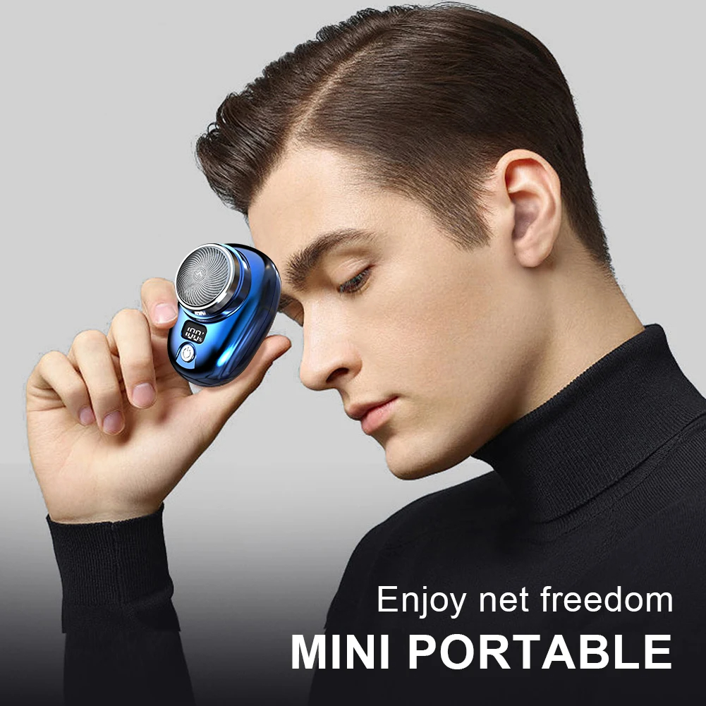 Portable Mini Electric Shaver USB Rechargeable Electric Shaver for Men ...