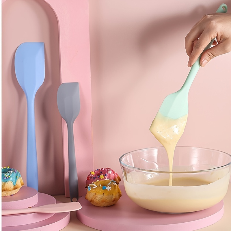 1 piece high quality silicone spatula baking tools, heat resistant ...