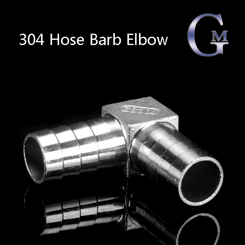 304 Hose Barb Elbow L Type Hose Barb Pagoda Joint Stainless Steel Elbow ...
